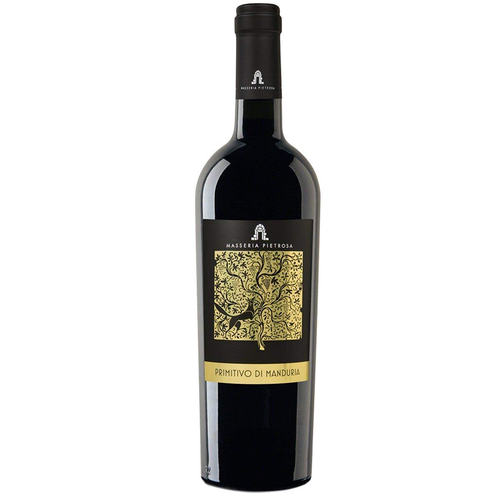Vin Primitivo di Manduria Pietrosa, Sec, 14% Alcool, 750 ml - eMAG.ro