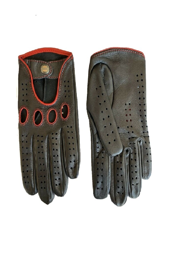 Manusi pentru condus, Piele De Ovina, Negru, Marimea 8.5 - eMAG.ro