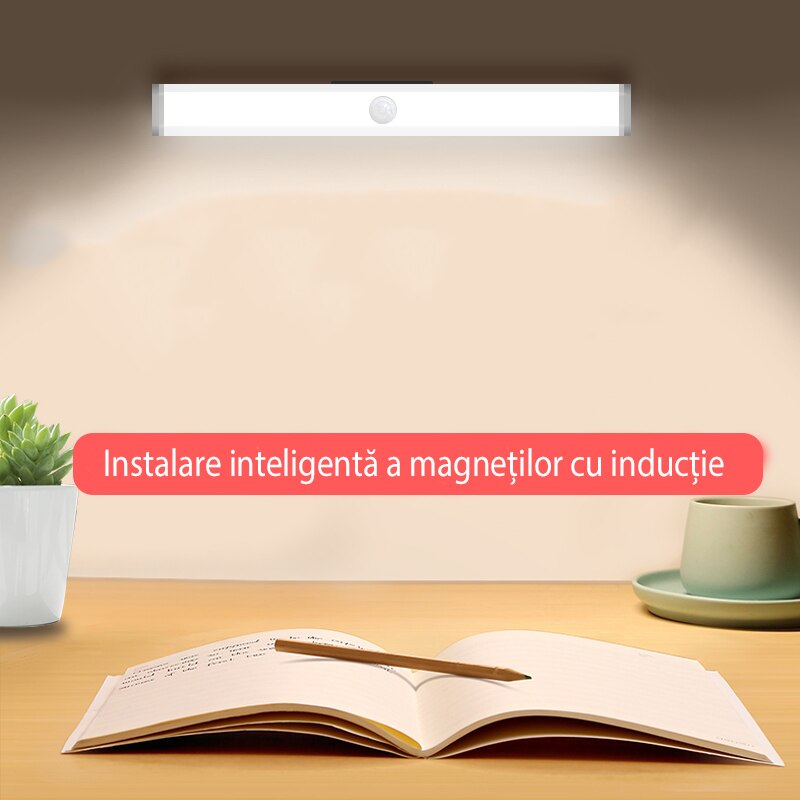 Pachet 3 bucati Lampa led inteligenta cu senzor de miscare wireless si ...