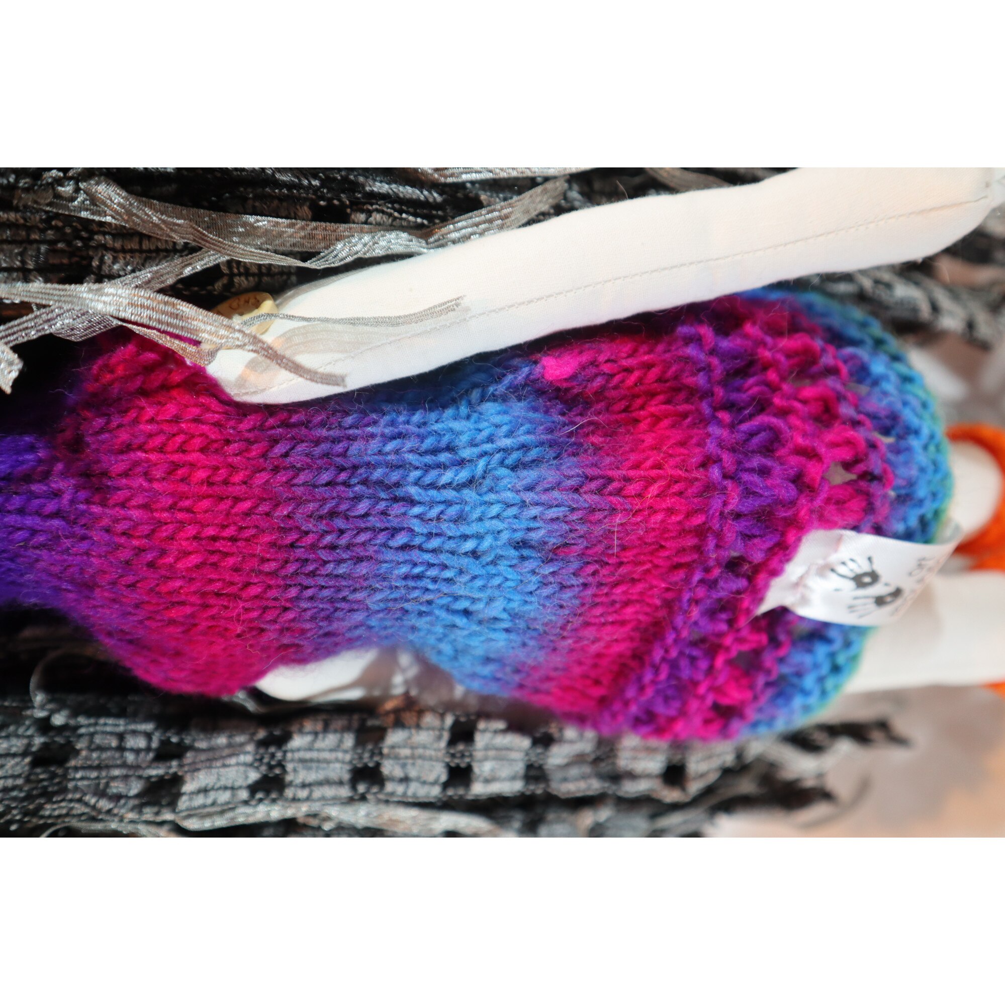 Papusa handmade by Art Republic BabyEvie, Multicolor, bumbac, 45 cm ...