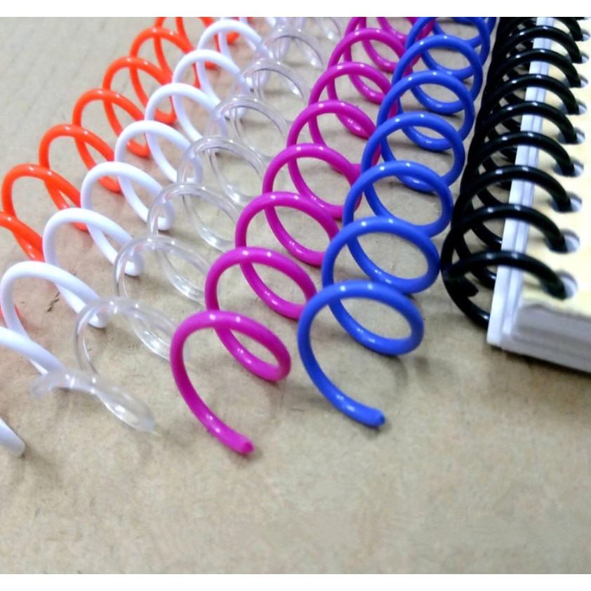 Spirala continua plastic, 25 mm, pas 3:1, 50/cut, Ery, transparent ...