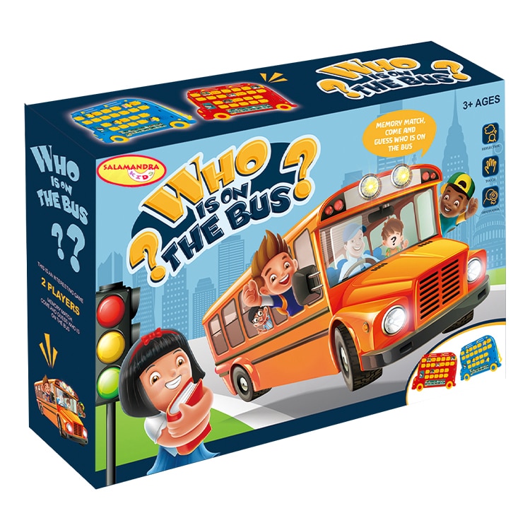 Joc pentru copii „Cine e in autobuz?” Salamandra Kids - eMAG.ro