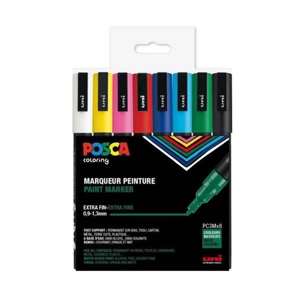 Set 8 Carioci Posca Pc3m Basic - eMAG.ro
