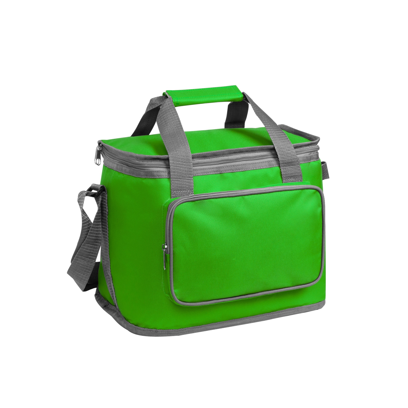 Geanta frigorifica, Evolt, Poliester/PEVA, 13 l, Verde/Gri - eMAG.ro