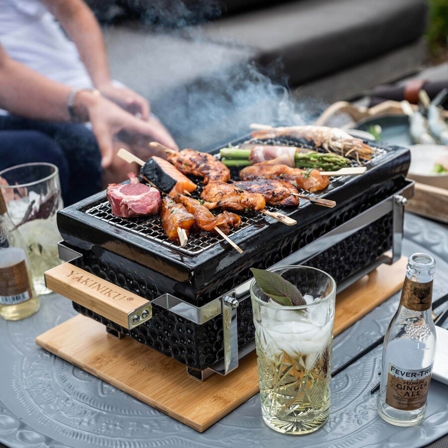 Gratar dreptunghiular Shichirin - Konro & Yakitori YAKINIKU 800800 ...