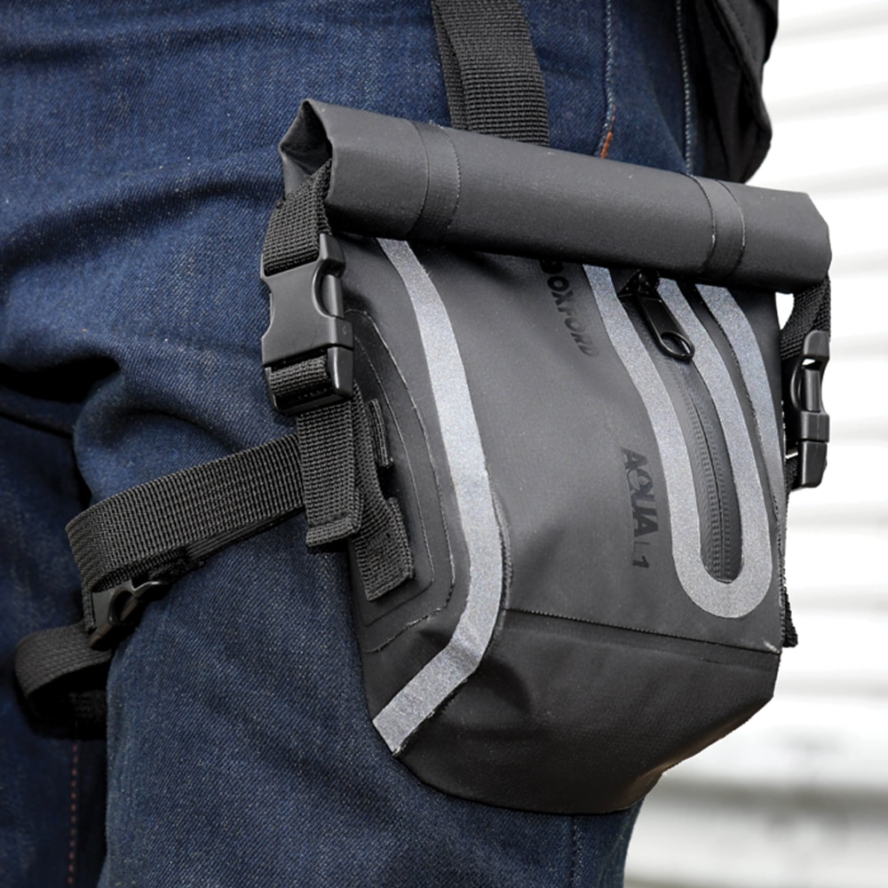 Geanta borseta de picior Oxford Aqua L1, negru, 1L - eMAG.ro