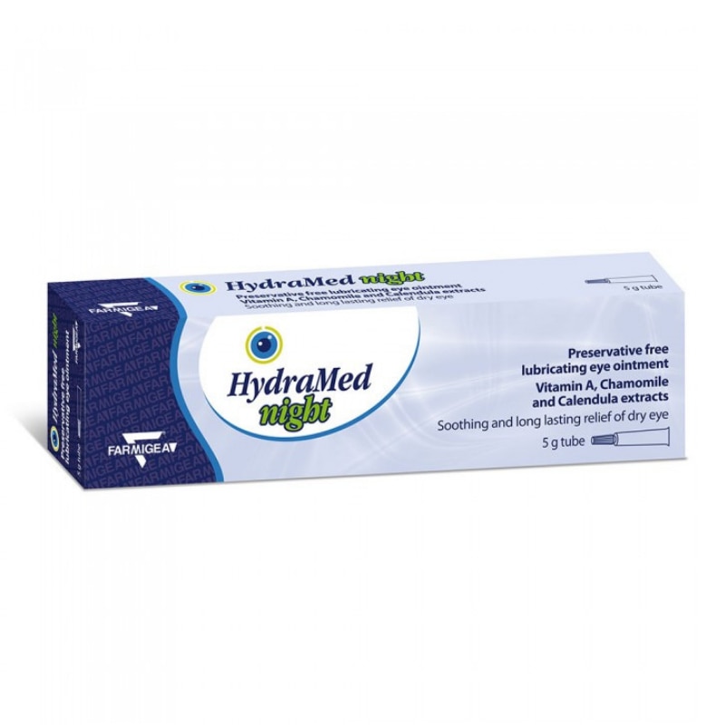 Unguent oftalmic Hydramed Night, 5 g - eMAG.ro