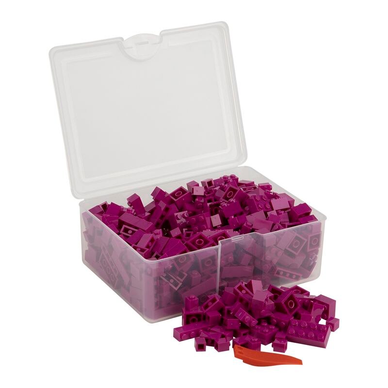 Set de constructie Q-Bricks, 300 piese, Mov - eMAG.ro