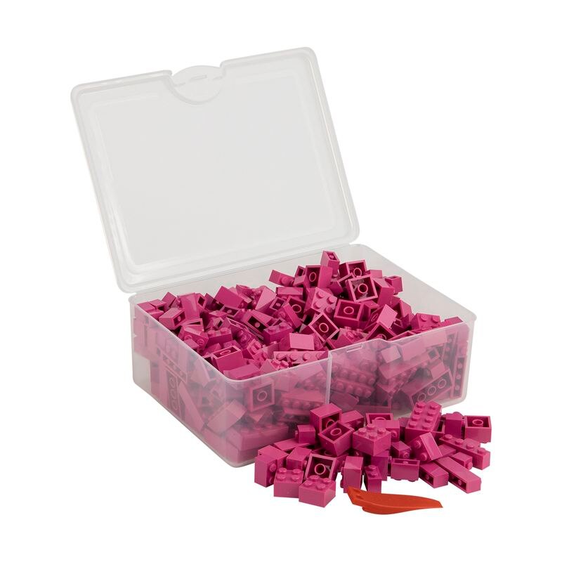 Set de constructie Q-Bricks, 300 piese, Roz - eMAG.ro