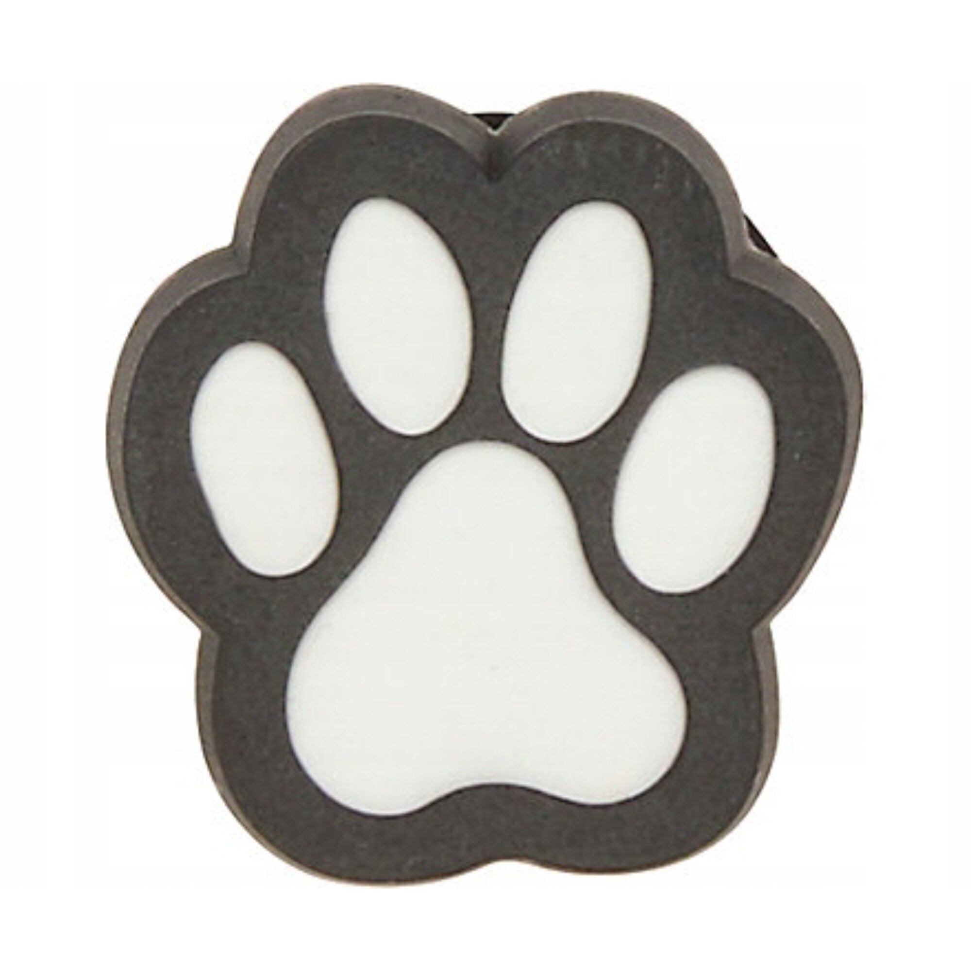 Accesoriu Crocs Jibbitz™, Paw Print, Alb/Negru - eMAG.ro