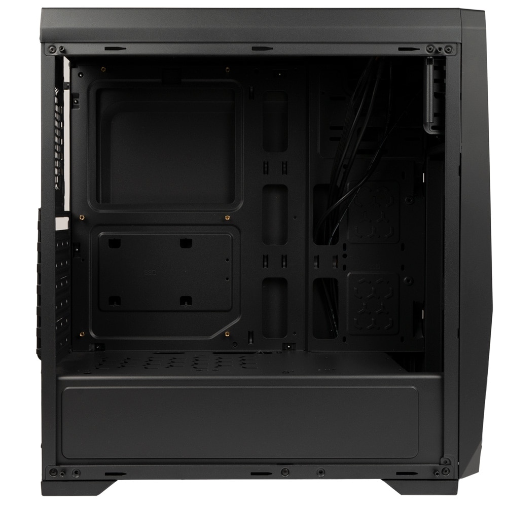 Carcasa SPACER FLASH, Mid-Tower, fara sursa, ATX, Black - eMAG.ro