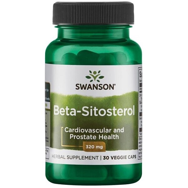 Beta-Sitosterol, 320 mg, Seleniu si Zinc, Swanson, 30 capsule SWU741 ...