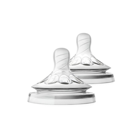 Philips Avent Natural SCF040/27 cumi készlet, szilikon, 0 hónapos kor, átlátszó, 2 db - eMAG.hu