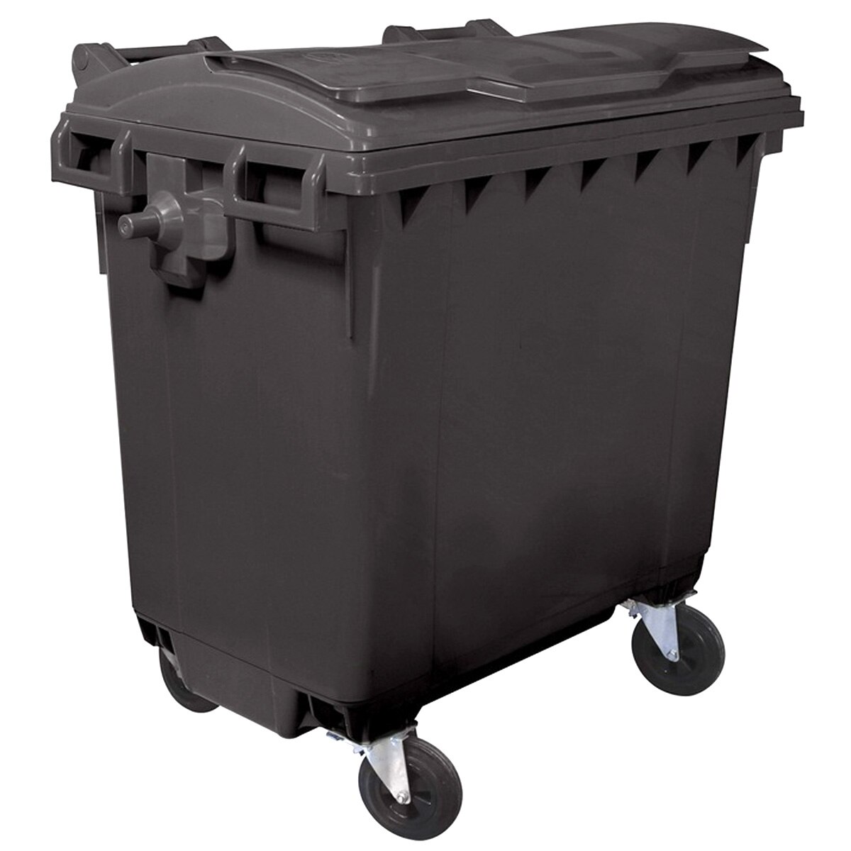 Container plastic colectare selectiva gunoi, volum 770 litri, cu capac ...