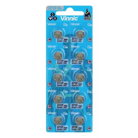 Set 10 bateri pentru ceas Vinnic 371 370 sr 920 sw g6 1.55v - eMAG.ro