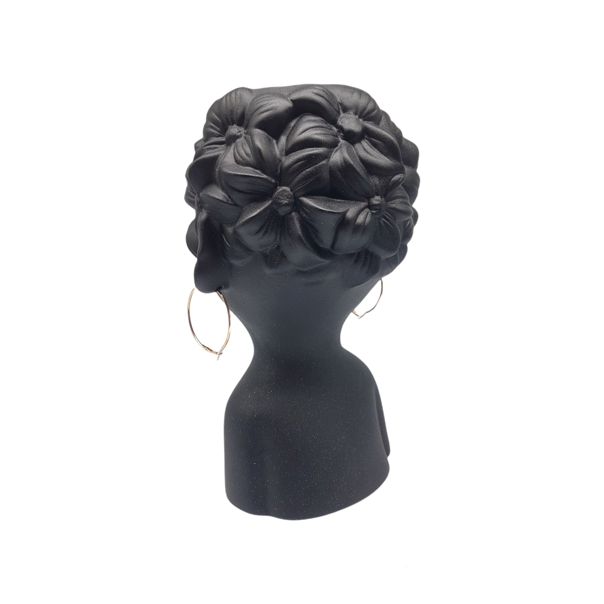 Vaza decorativa, Didy, forma de cap, din ceramica, 30 cm - eMAG.ro