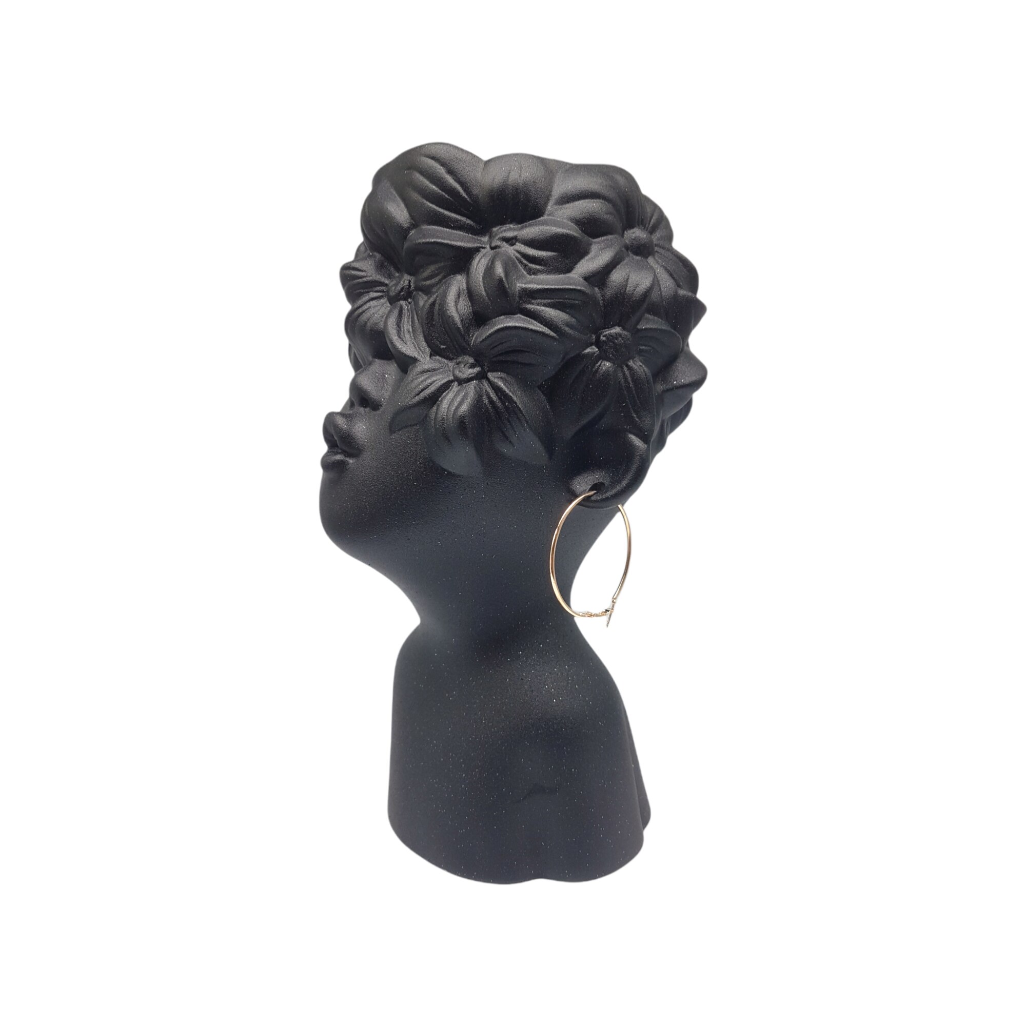 Vaza decorativa, Didy, forma de cap, din ceramica, 30 cm - eMAG.ro