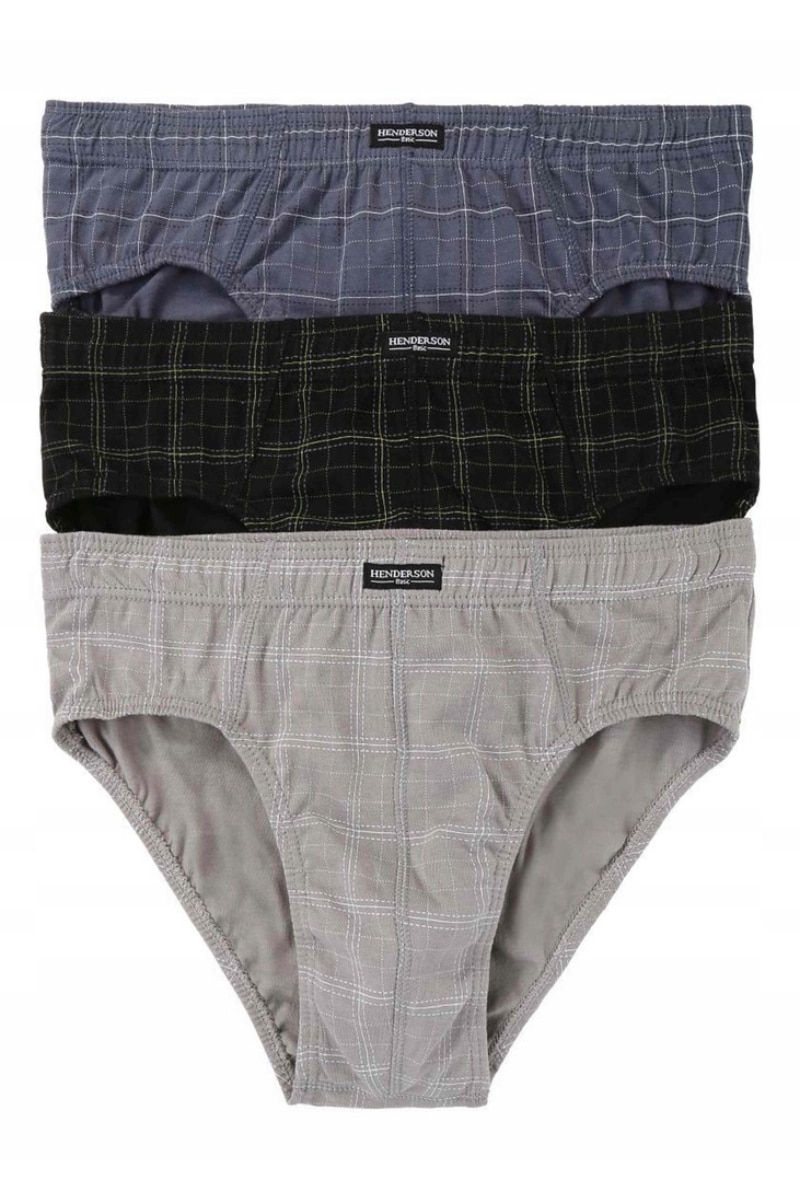 Set 3 perechi chiloti barbati Henderson, Bumbac, Multicolor, M - eMAG.ro