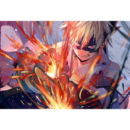 Плакат My Hero Academia Bakugo Explosion, 61x90cm, многоцветен - eMAG.bg