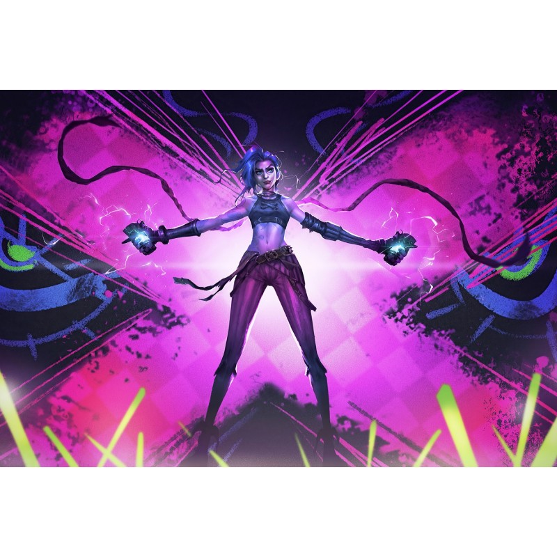 Плакат Arcane Jinx Crazy, 61x90 см, многоцветен - eMAG.bg