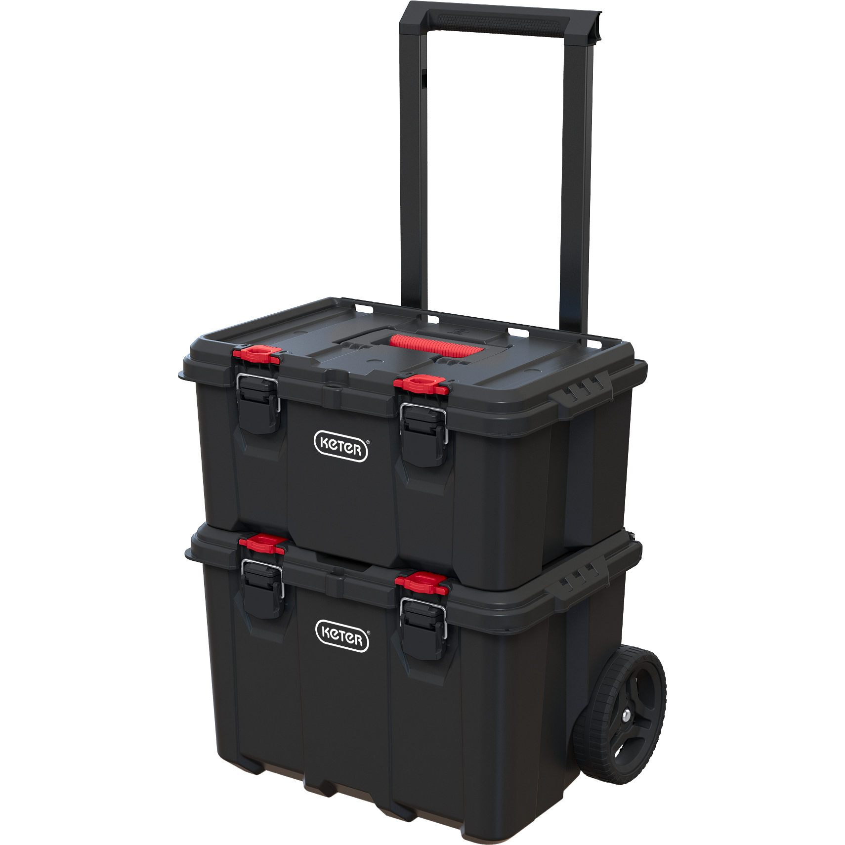 Organizator scule tip troller Keter STACK'N'ROLL 250927, plastic, 100 l ...