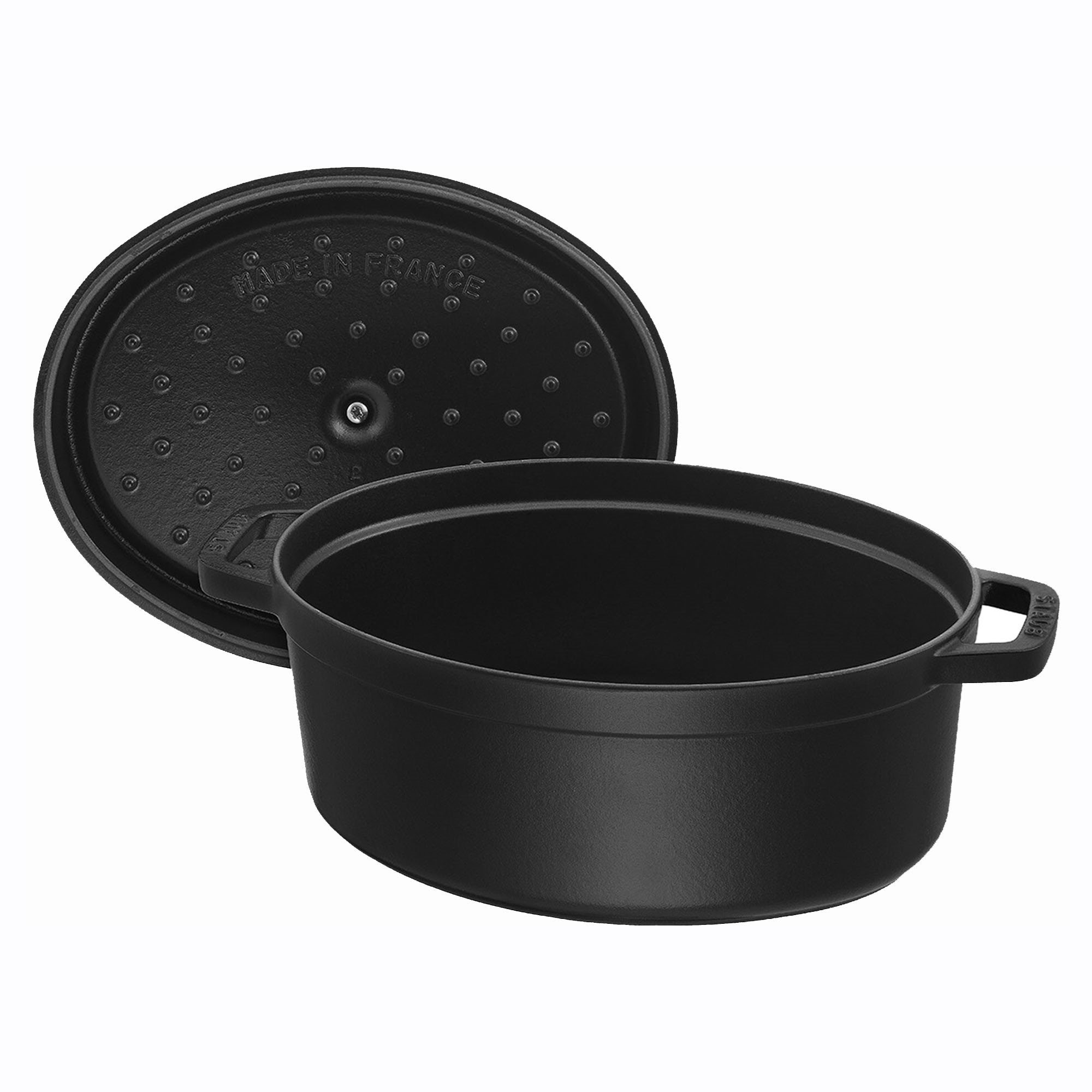 Oala cocotte ovala, fonta, 41cm/12L, Black - Staub - eMAG.ro