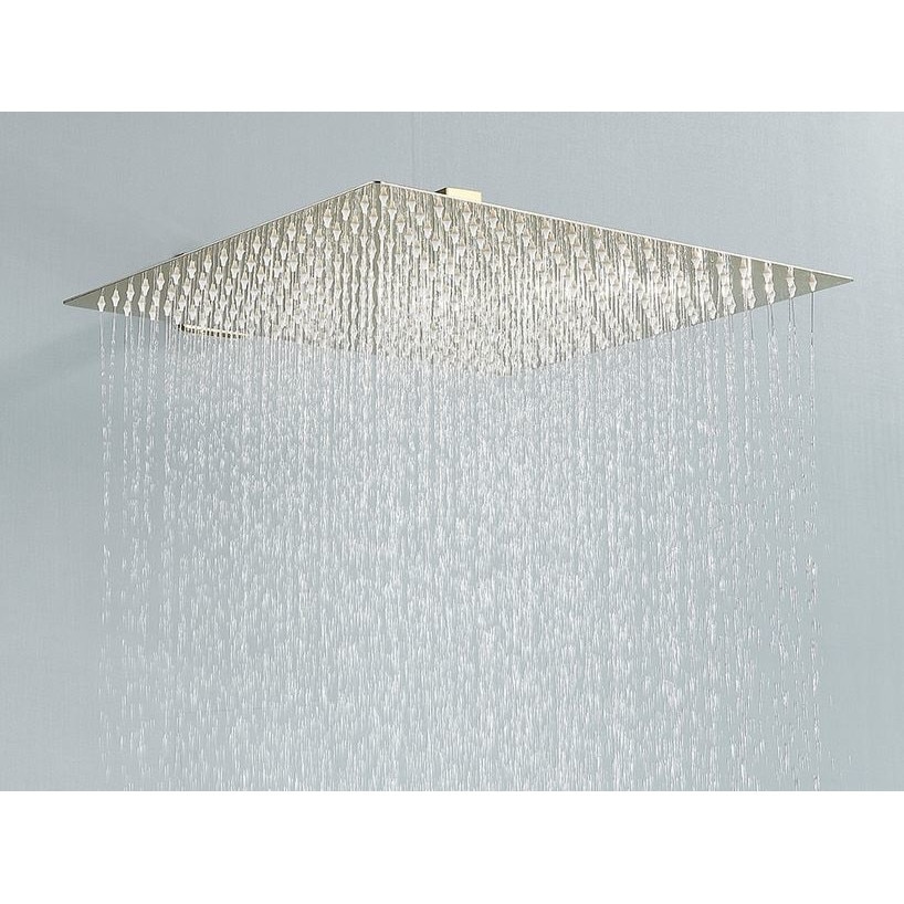 Set de dus Auriu, AquaSpa, Robinet de dus cu efect de ploaie, Palarie ...