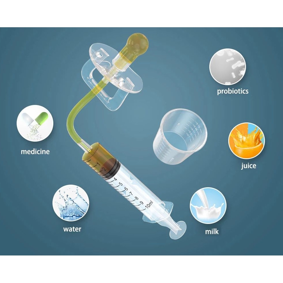Dispenser gradat tip suzeta administrare medicamente sugari, 10ml ...
