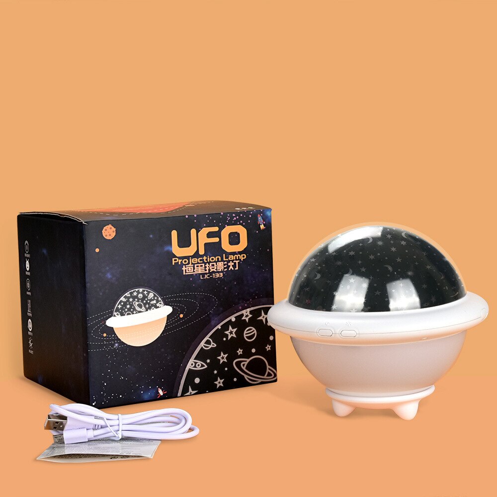 Lampa de veghe constelatii tip ozn, pentru copii, 3 culori, lumina ...