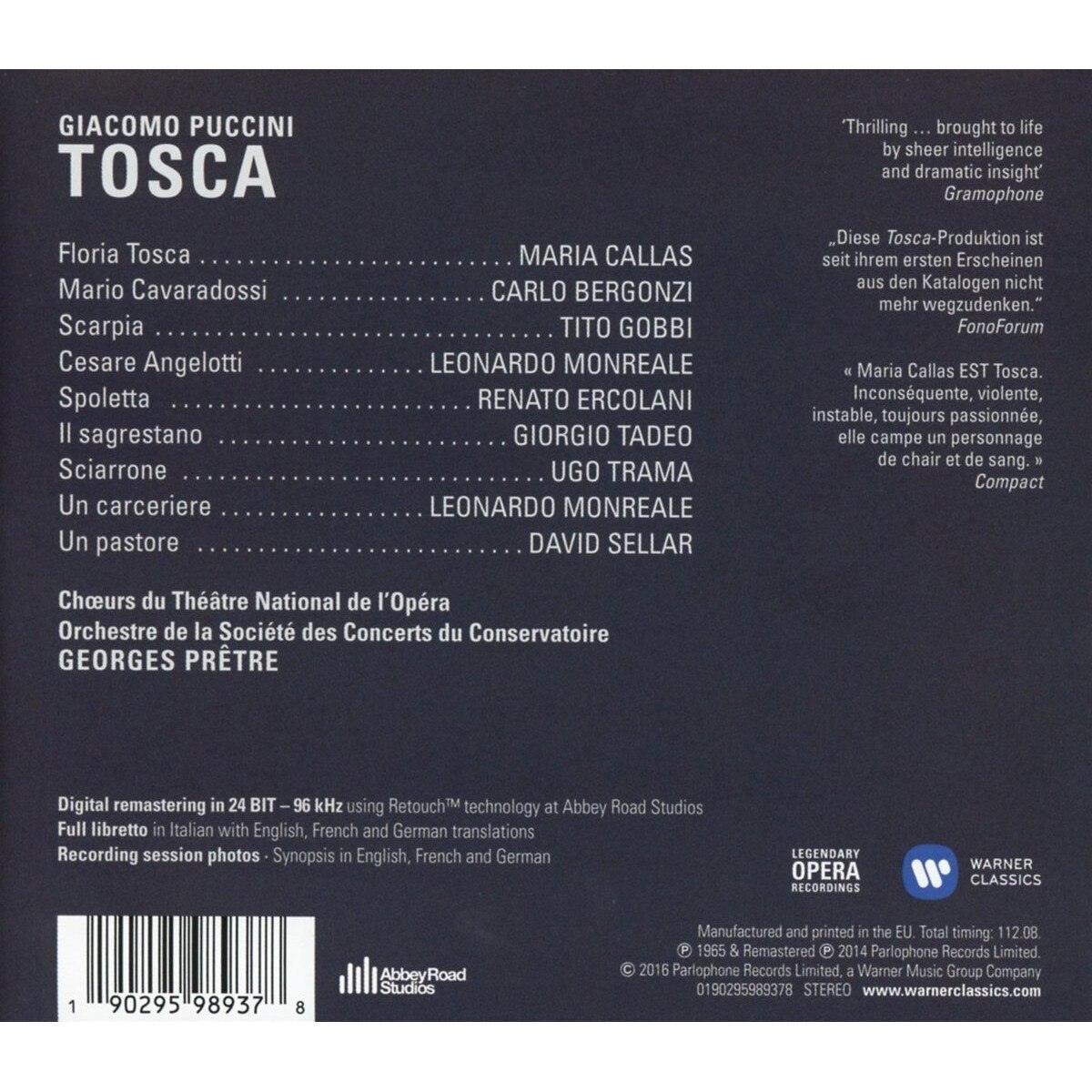 Maria Callas-Tosca (Limited Deluxe Edition)-2CD - eMAG.ro