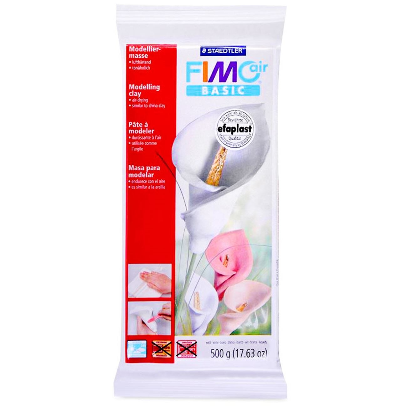 Lut pentru modelaj, Fimo, 500 gr, alb - eMAG.ro