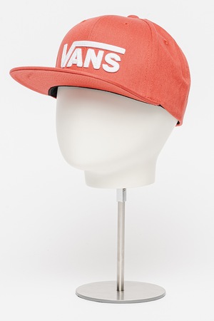 Vans, Sapca cu aplicatii cu broderie logo MN Drop, Rosu caramiziu - eMAG.ro