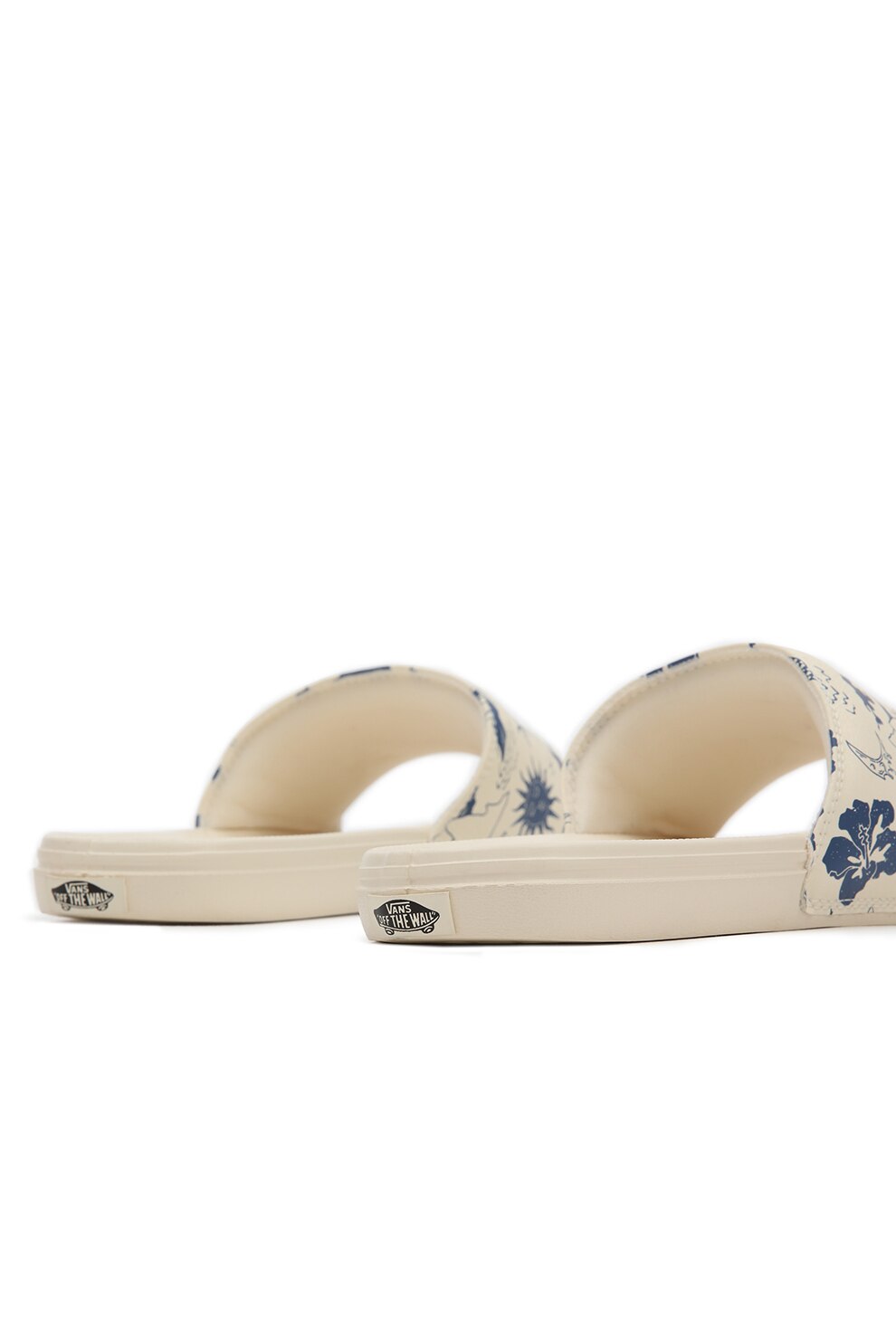Vans, Papuci cu model La Costa, Alb fildes, Bleumarin, 10 - eMAG.ro