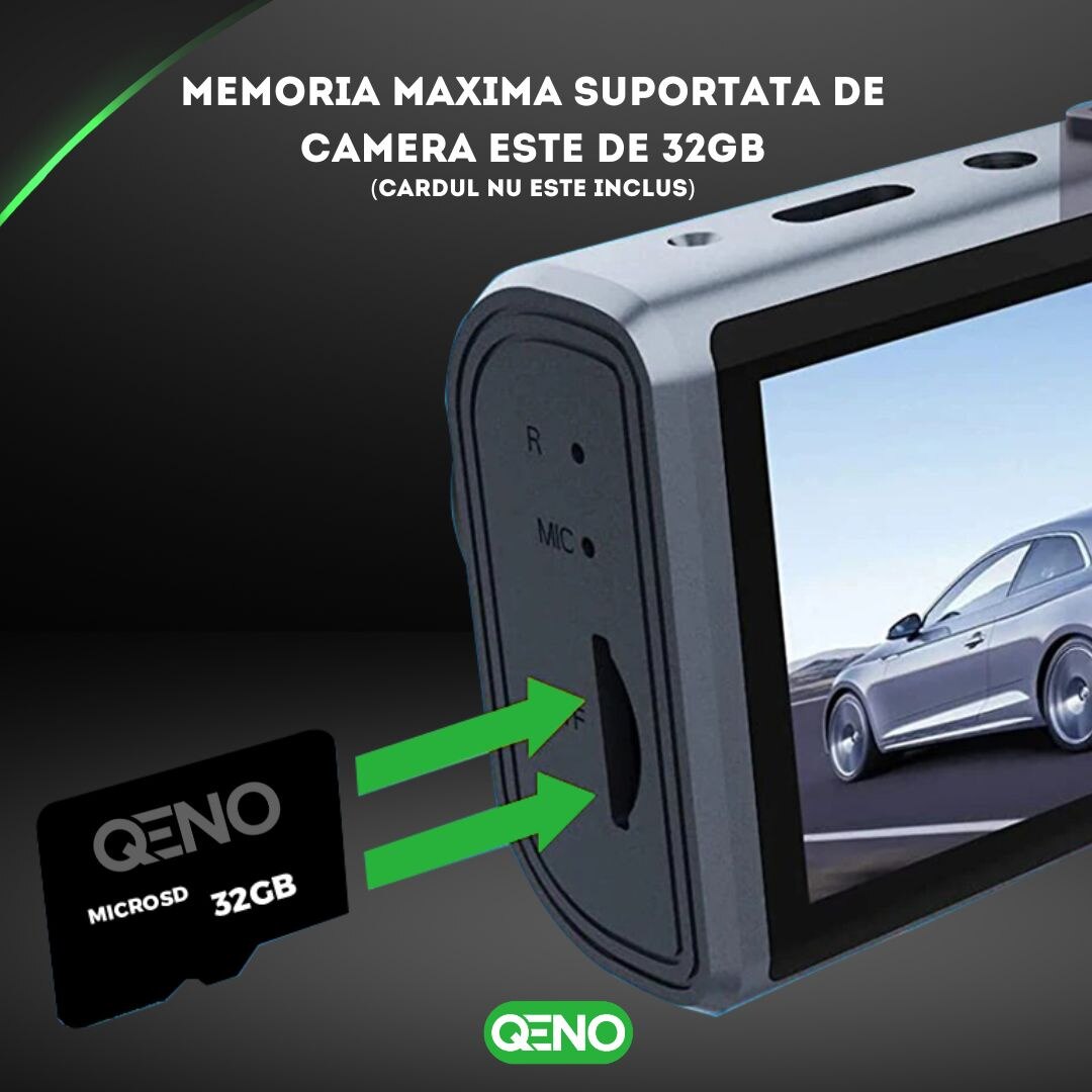 Camera Auto DVR Qeno® OneView, Camera Video De Bord, Dashcam ...