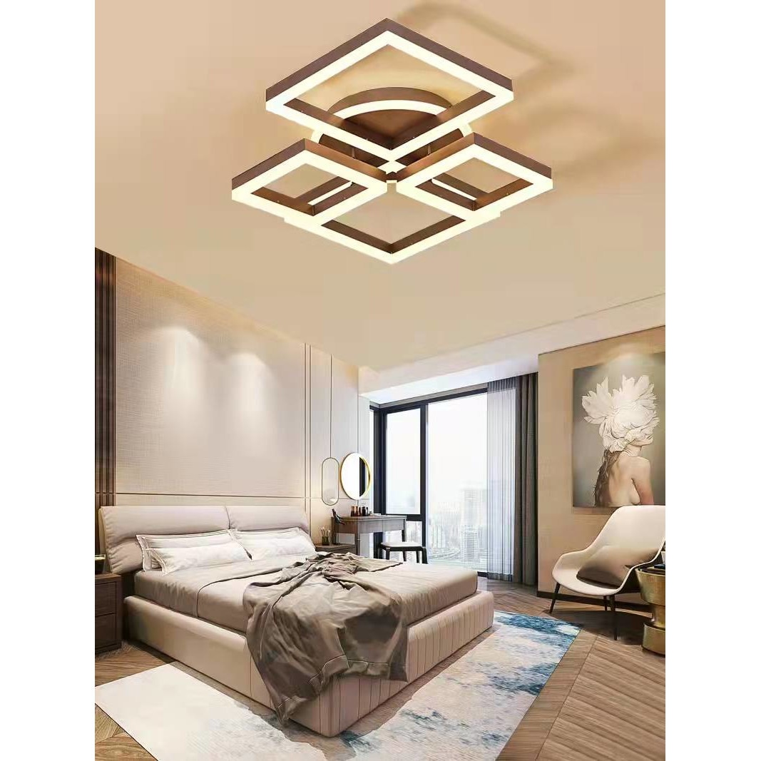 Lustra LED RFAN, Model F2342, cu Telecomanda, 3 Tipuri de Lumina ...