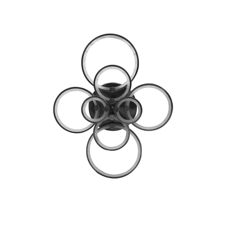 Lustra Led Cerc cu Telecomanda, 200W, Negru, Acril, Dimabila - eMAG.ro