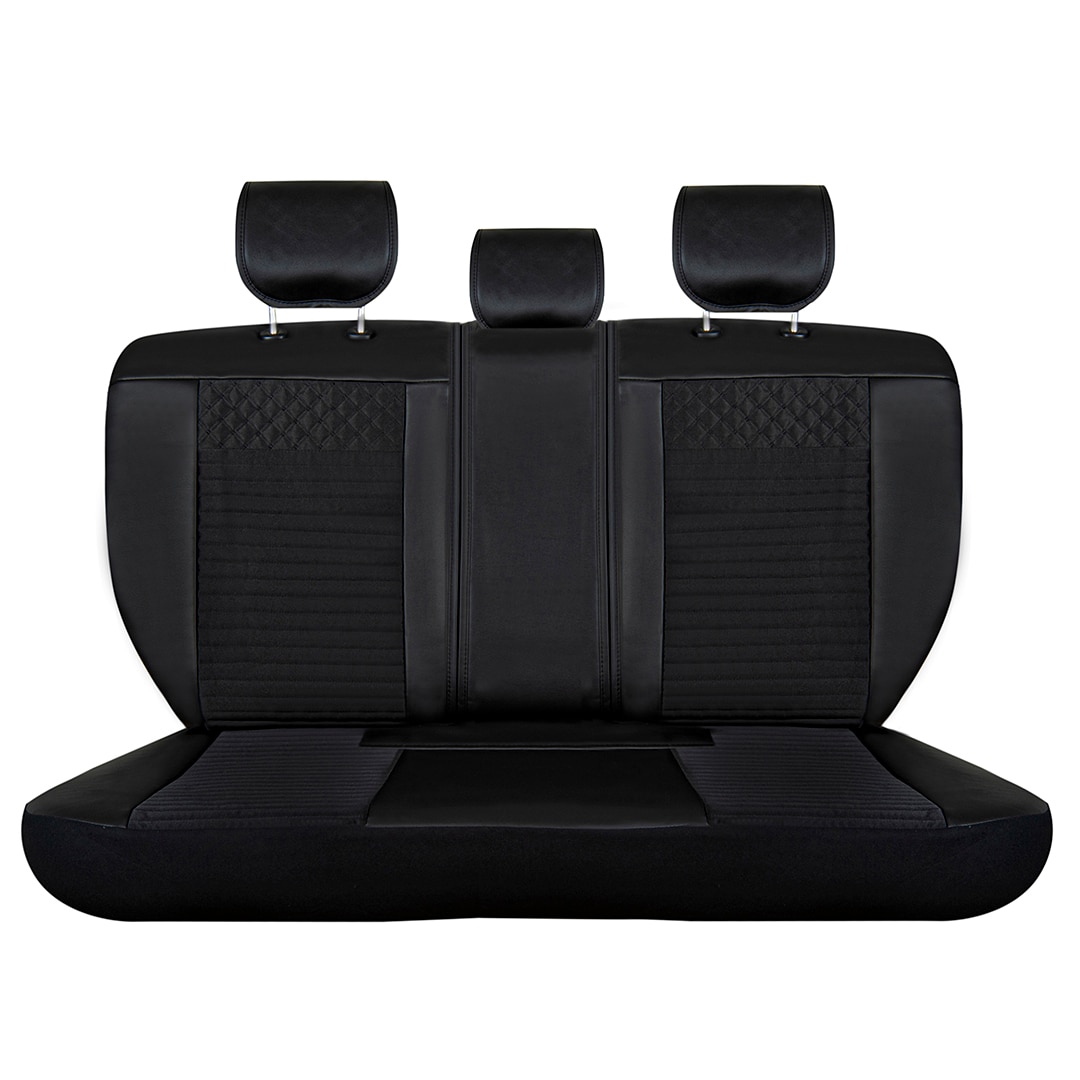 Set Huse Auto Premium Lux, Textil si Piele Eco, Elit, 14 piese, 2 ...