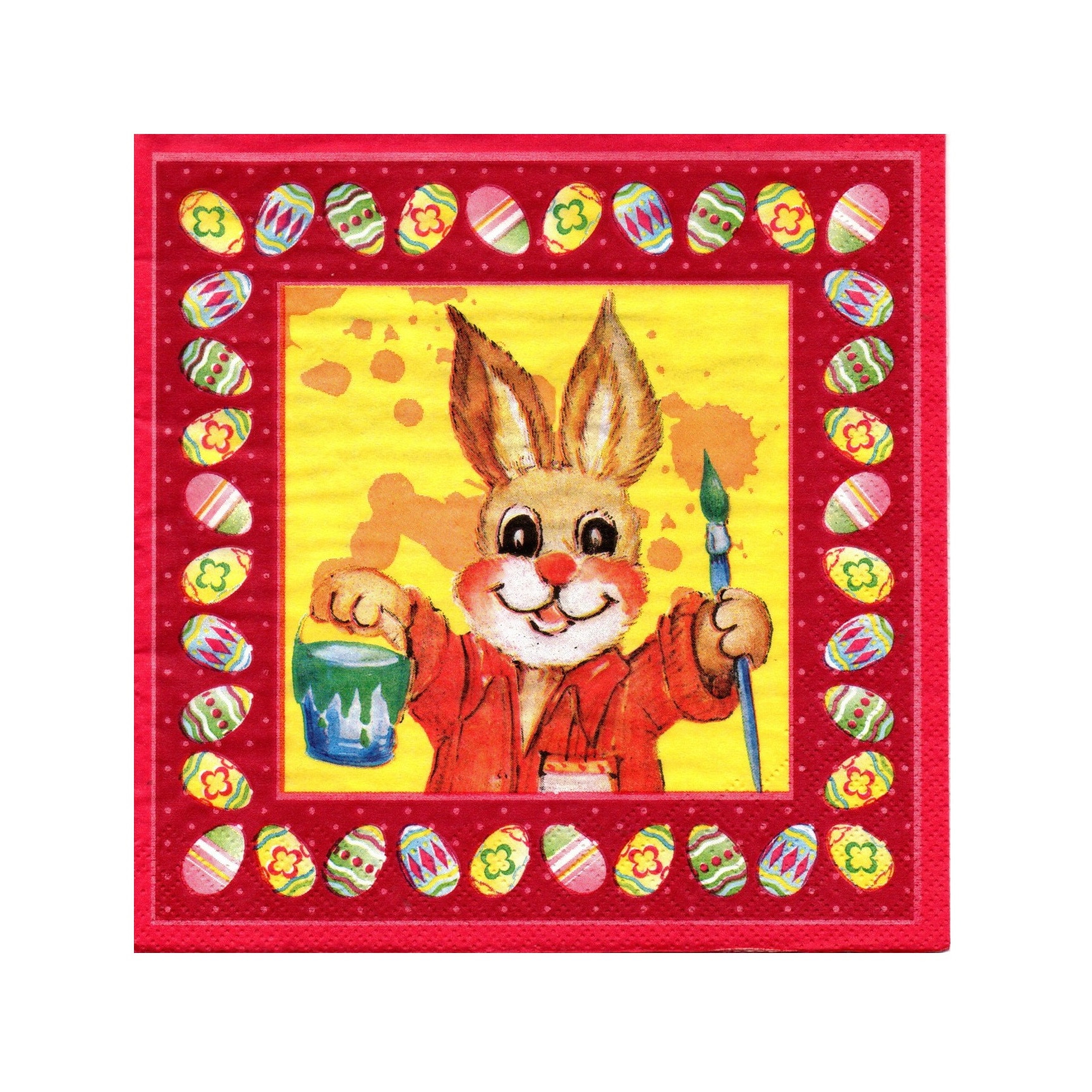 Pachet Servetele pentru Masa de Paste 10 buc Iepurasul Pictor cu ...