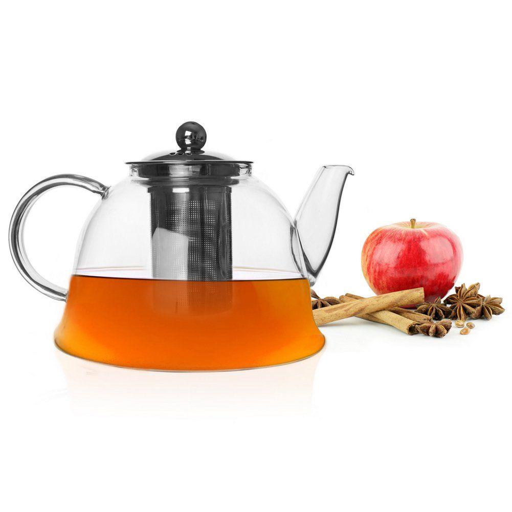 Ceainic cu infuzor Orion, 1.65 l, Sticla, Transparent - eMAG.ro