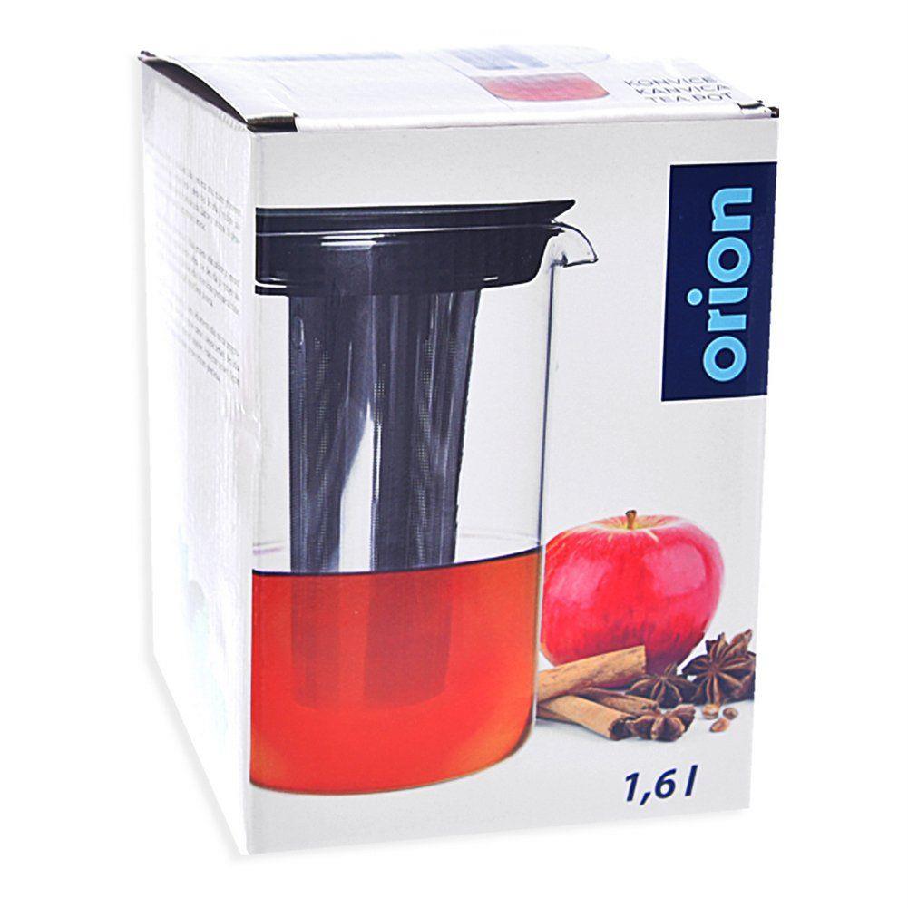 Infuzor cu piston Orion, 1.6l, Sticla, Argintiu - eMAG.ro