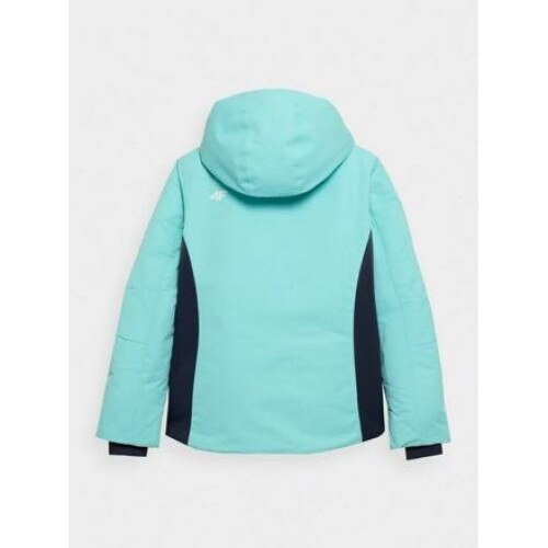 Geaca de schi pentru fete, 4F, Poliester, Verde menta, 6-7 ani - eMAG.ro