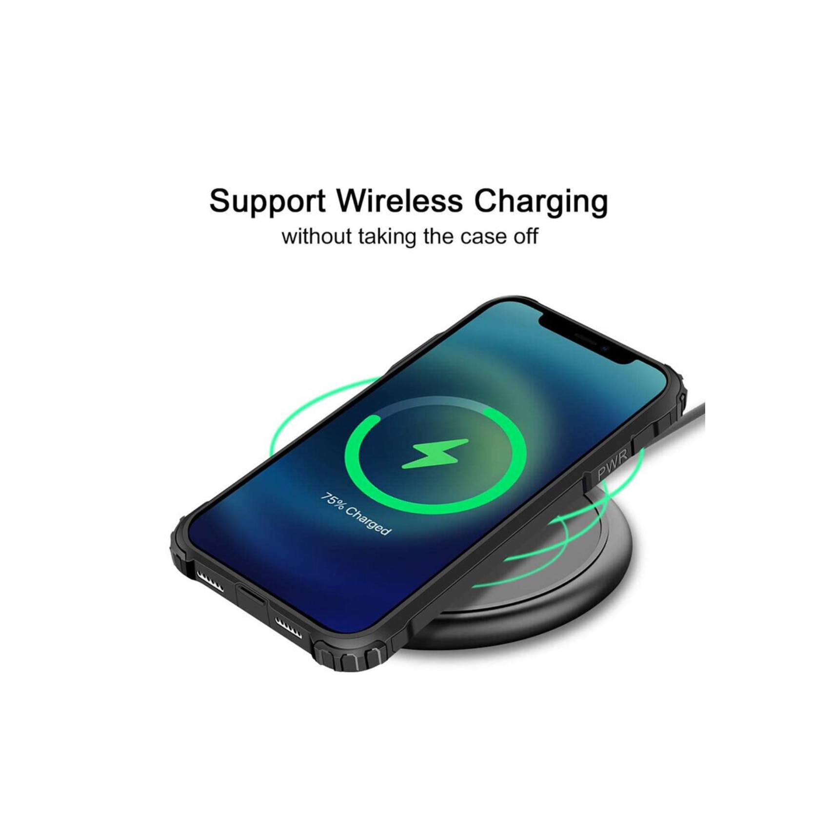 Carcasa de protectie pentru iPhone 13, insertii carbon, Negru - eMAG.ro