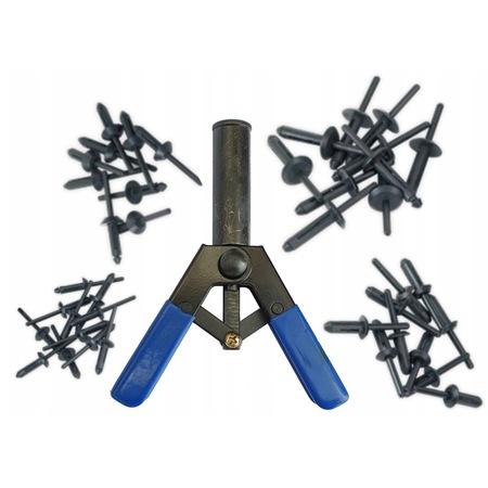 Set nituitor, 15 cm, 40 Nituri, Plastic, Albastru/Negru - eMAG.ro