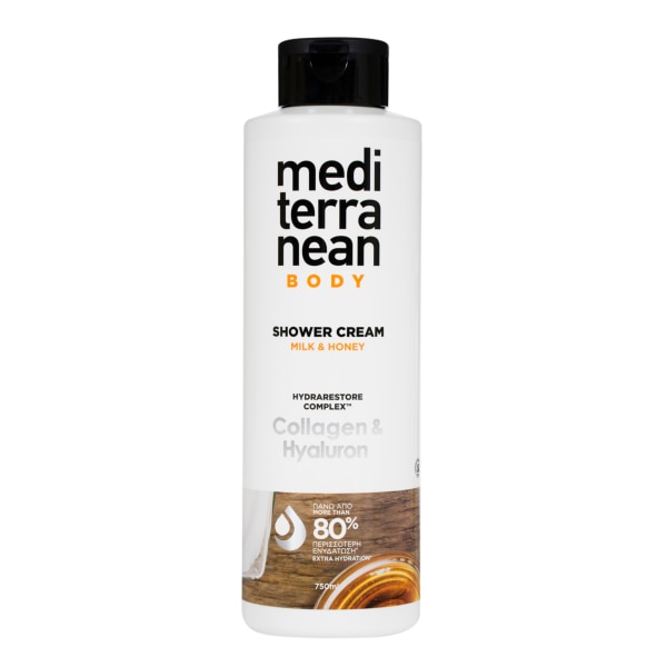 Gel de dus Mediterranean 750 ml, Hydrarestore ComplexTM, cu colagen si acid hialuronic, ofera ...