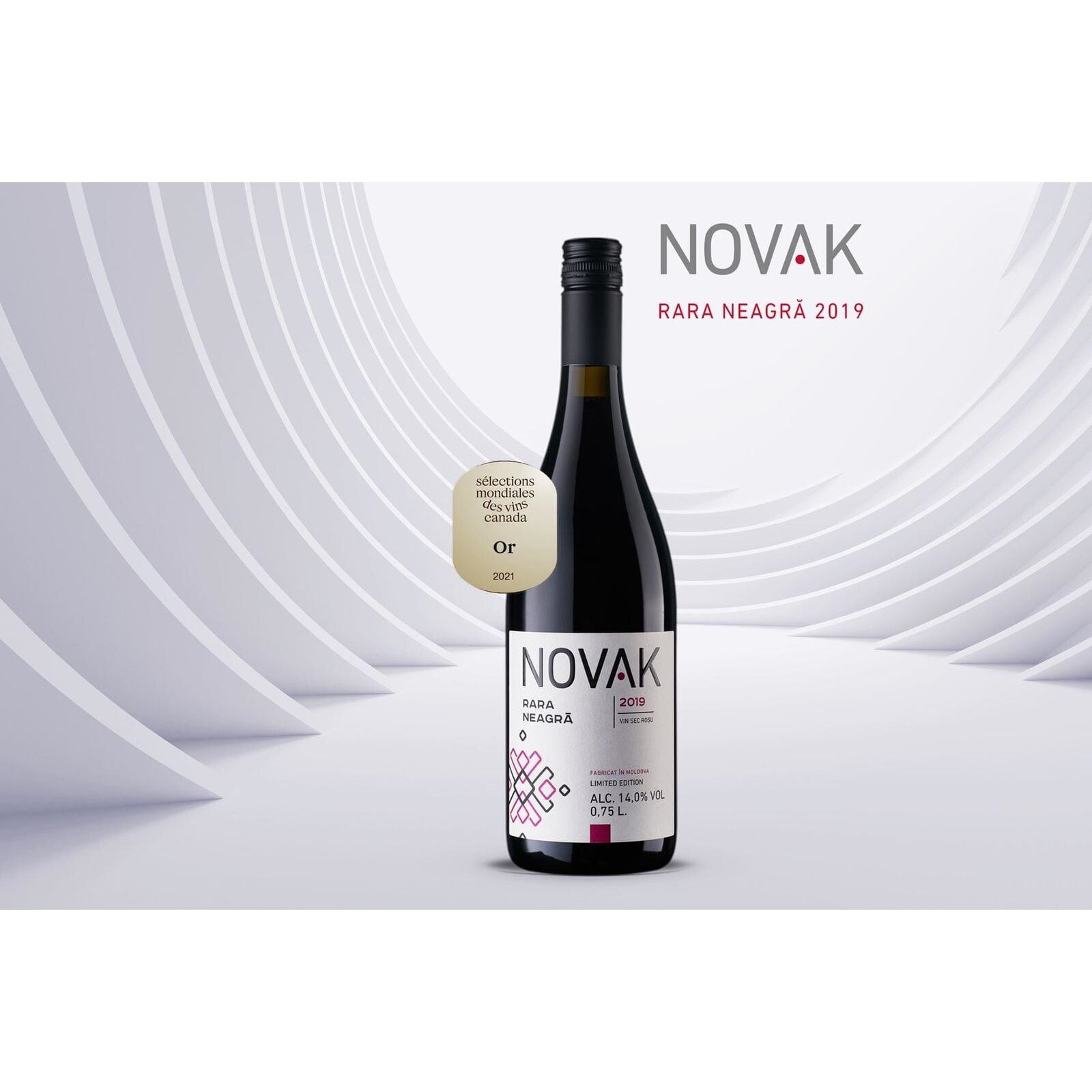 Vin rosu White Rara Neagra, Novak, 2019, sec, alcool 14%, 0.75 l - eMAG.ro