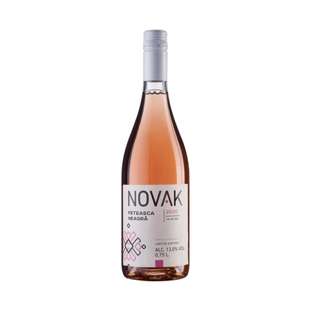 Вино розе Feteasca Neagra Novak, 2020 г., сухо, алкохол 13%, 0,75 л ...