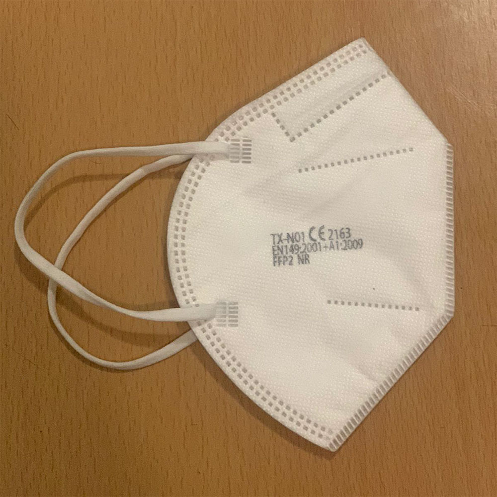 Masca de protectie faciala, 1 pliu, 5 straturi FFP2, 98% BFE, ambalaj ...