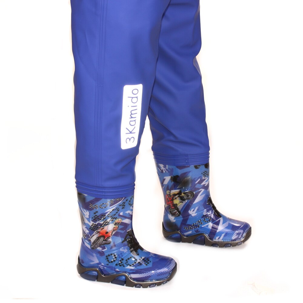 3Kamido Motory vízálló csizma, PVC, kék, 24-25 - eMAG.hu
