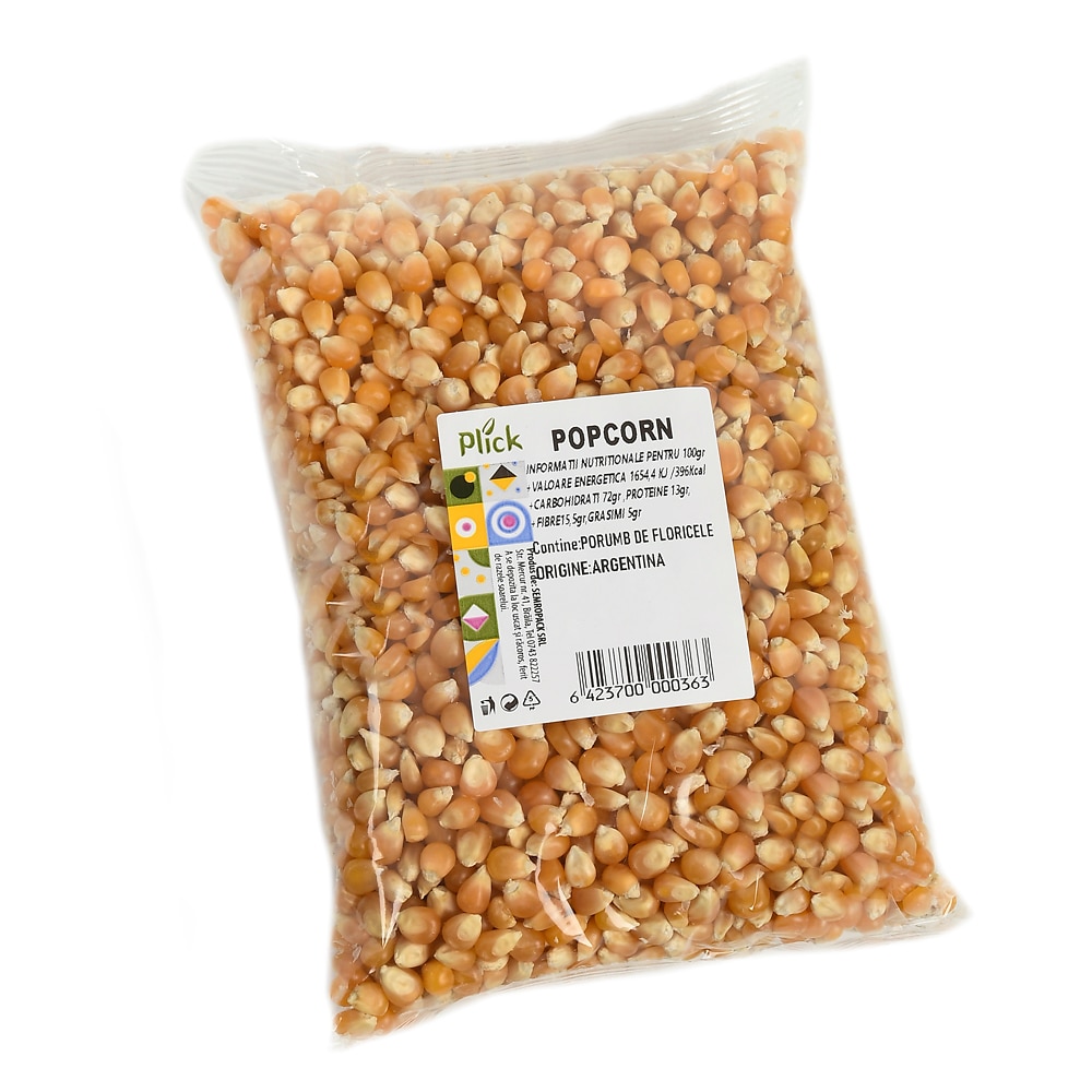 Porumb de floricele, Popcorn, Plick, 500g - eMAG.ro