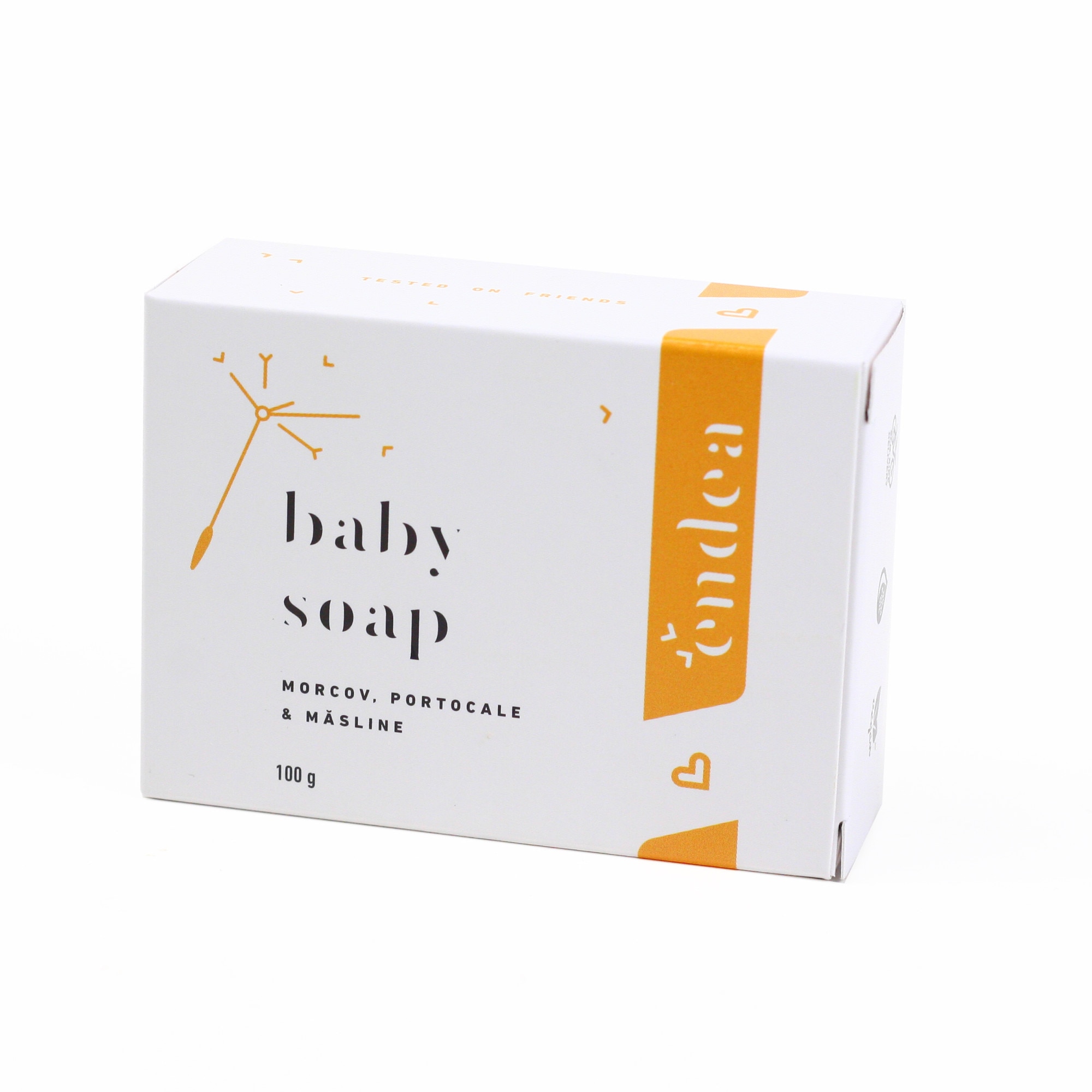 Sapun natural fin si hidratant pentru copii - Baby Soap - 100g - eMAG.ro
